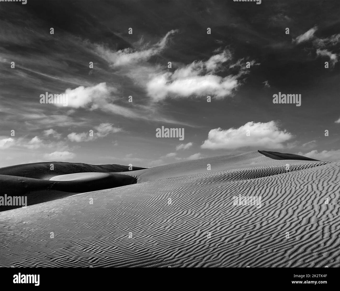 Dunes of Thar Desert, Rajasthan, India Stock Photo - Alamy