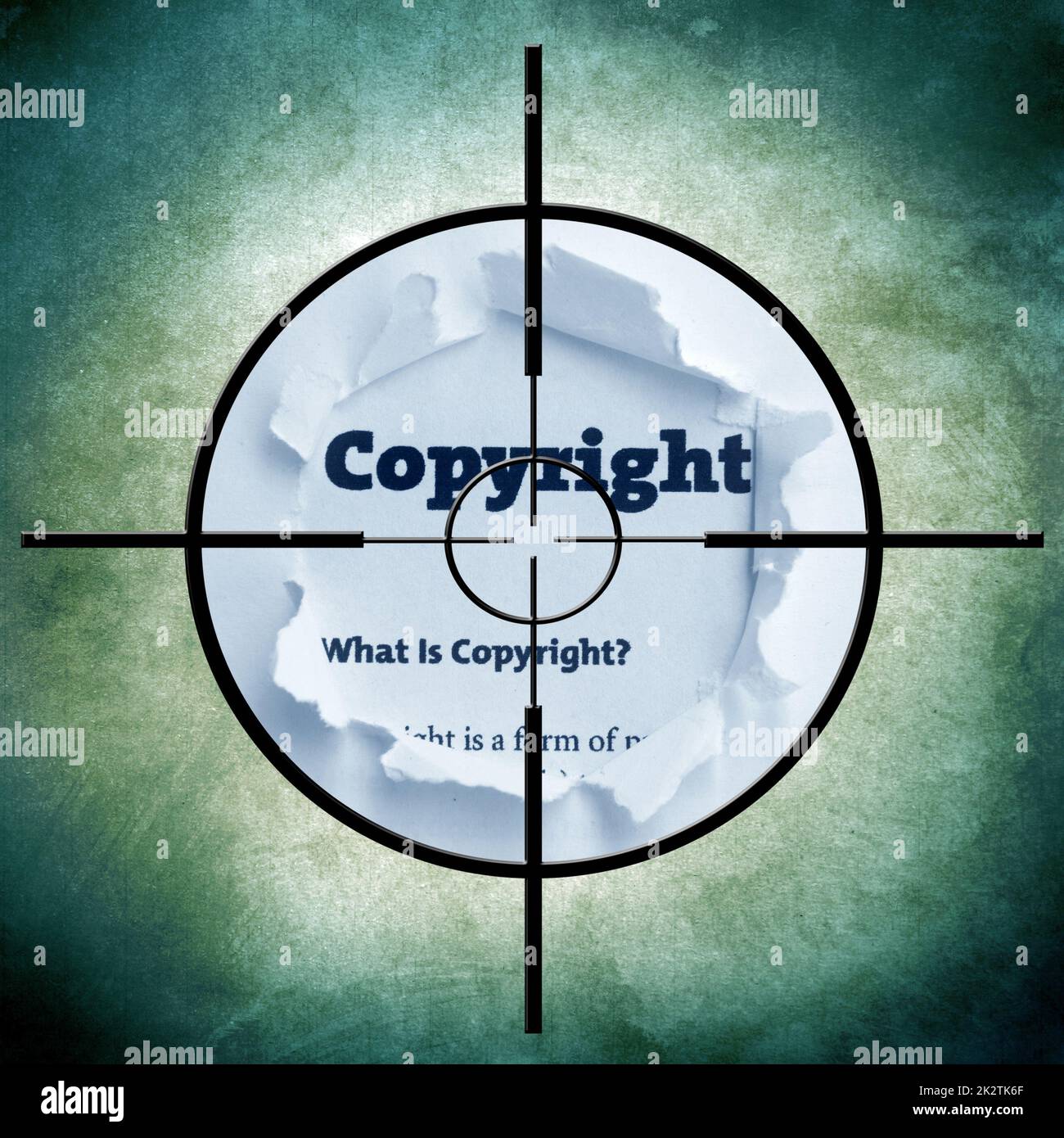 Law concept target copyright hi-res stock photography and images - Alamy