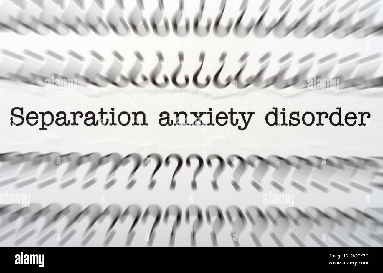 Separation anxiety disorder Stock Photo - Alamy