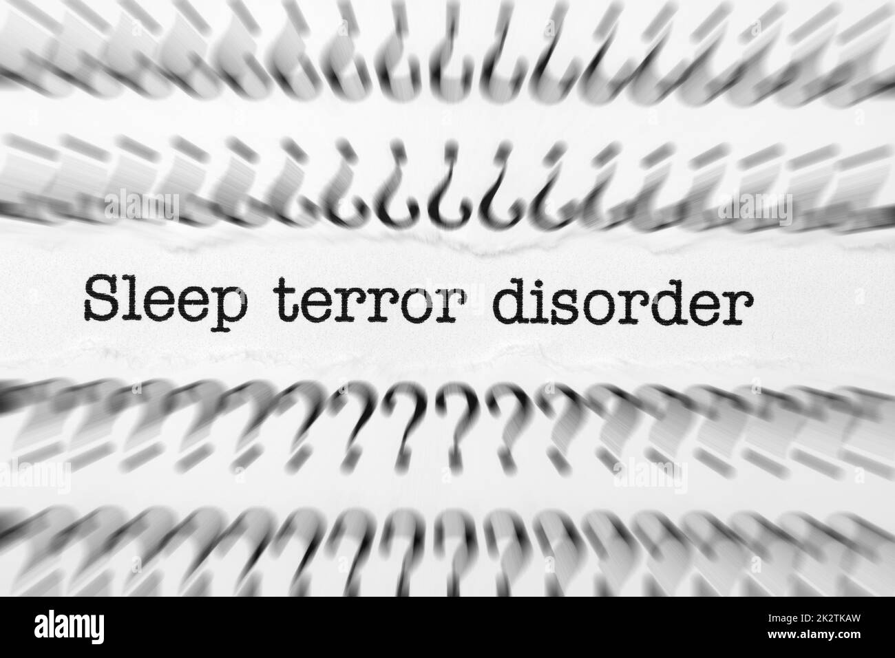Sleep terror disorder Stock Photo - Alamy