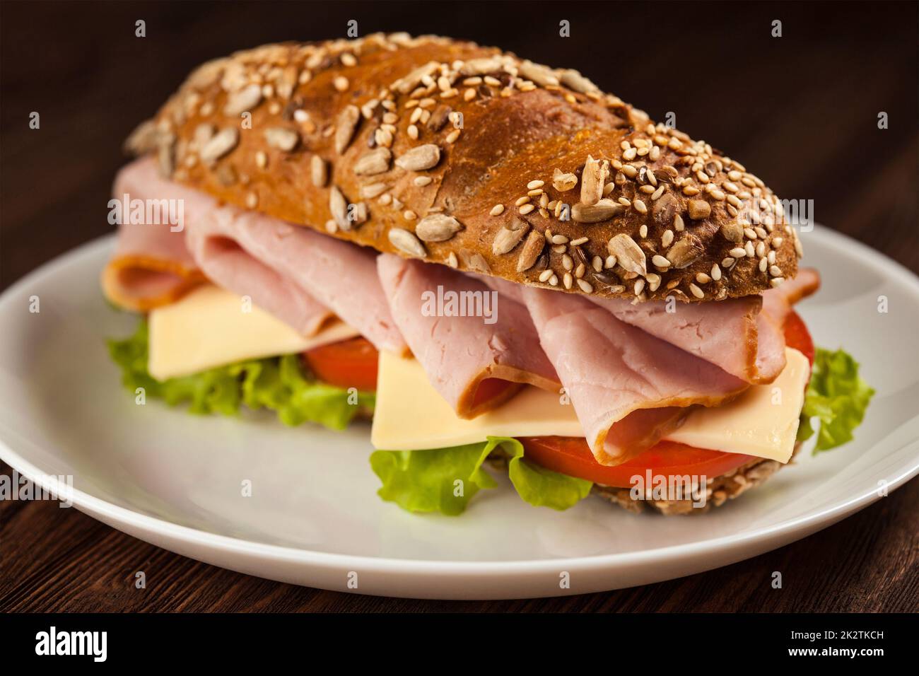 Sandwich organic cheese tomato hi-res stock photography and images - Alamy