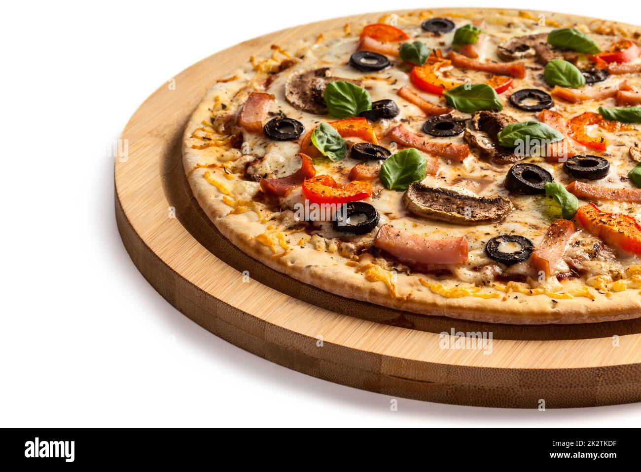 Capsicum pizza Cut Out Stock Images & Pictures - Alamy