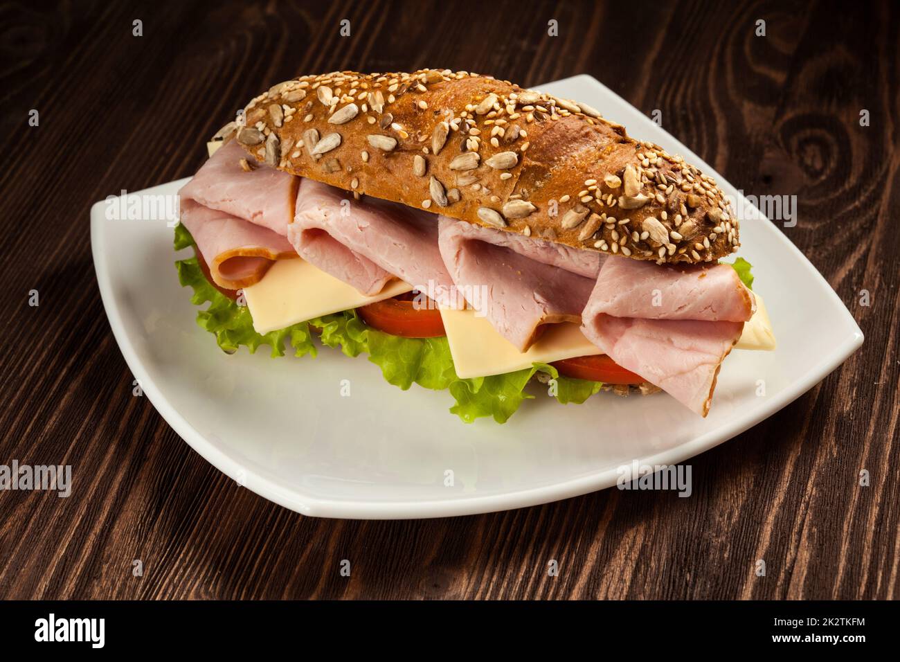 Ham sandwich hi-res stock photography and images - Alamy
