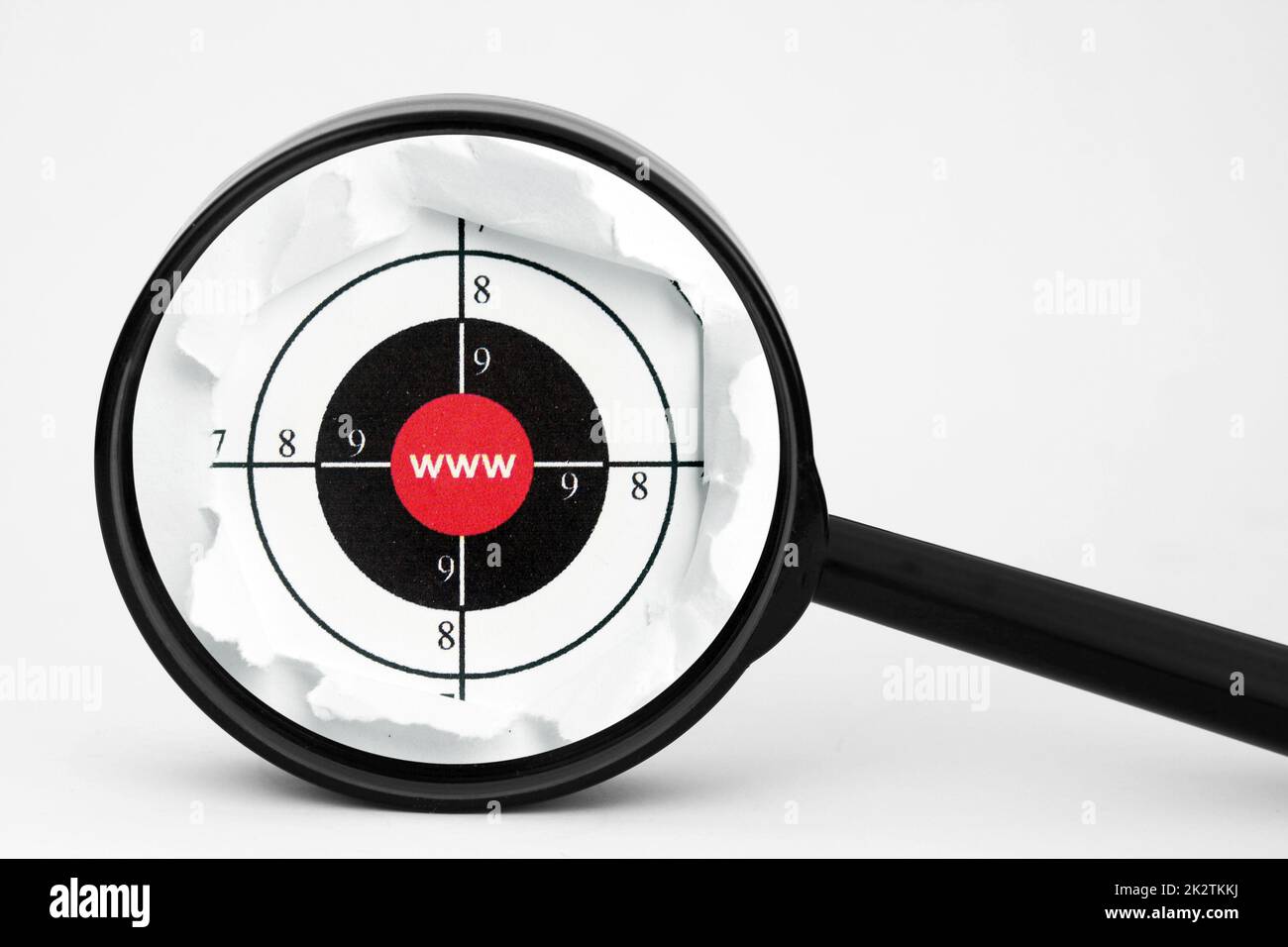 Web target concept Stock Photo - Alamy