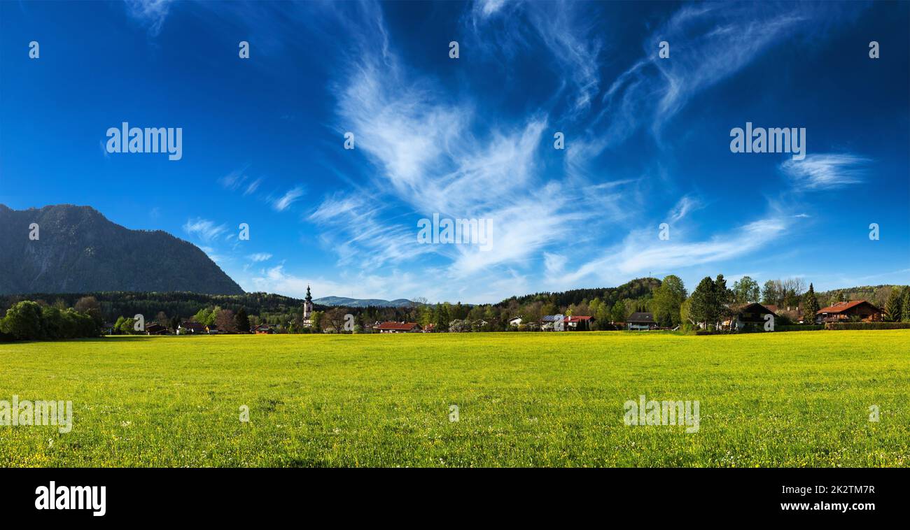 German countryside and village panorama. Germany Stock Photo - Alamy