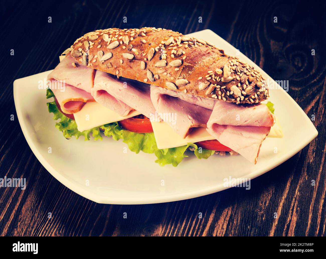 Vintage sandwich hi-res stock photography and images - Alamy