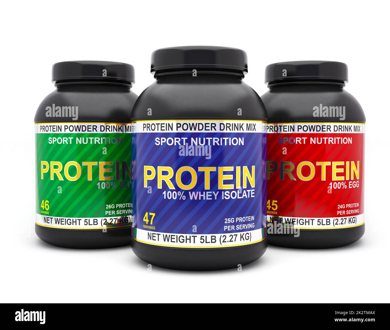 Jar whey protein powder Cut Out Stock Images & Pictures - Alamy