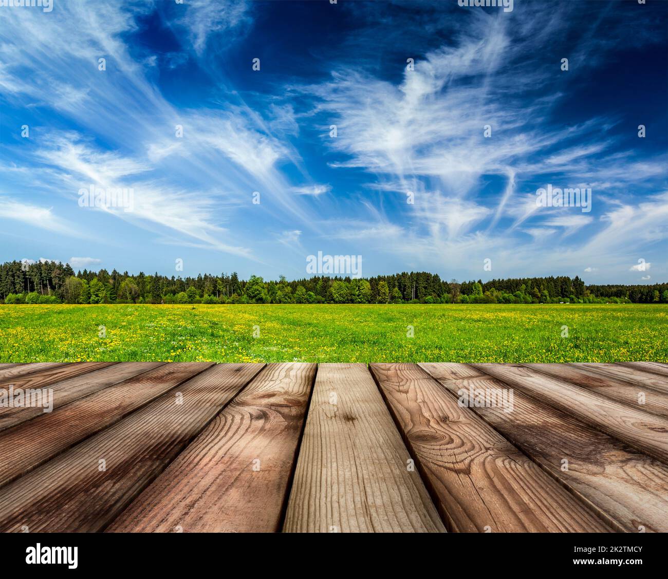 Summer background with wooden floor hi-res stock photography and images ...