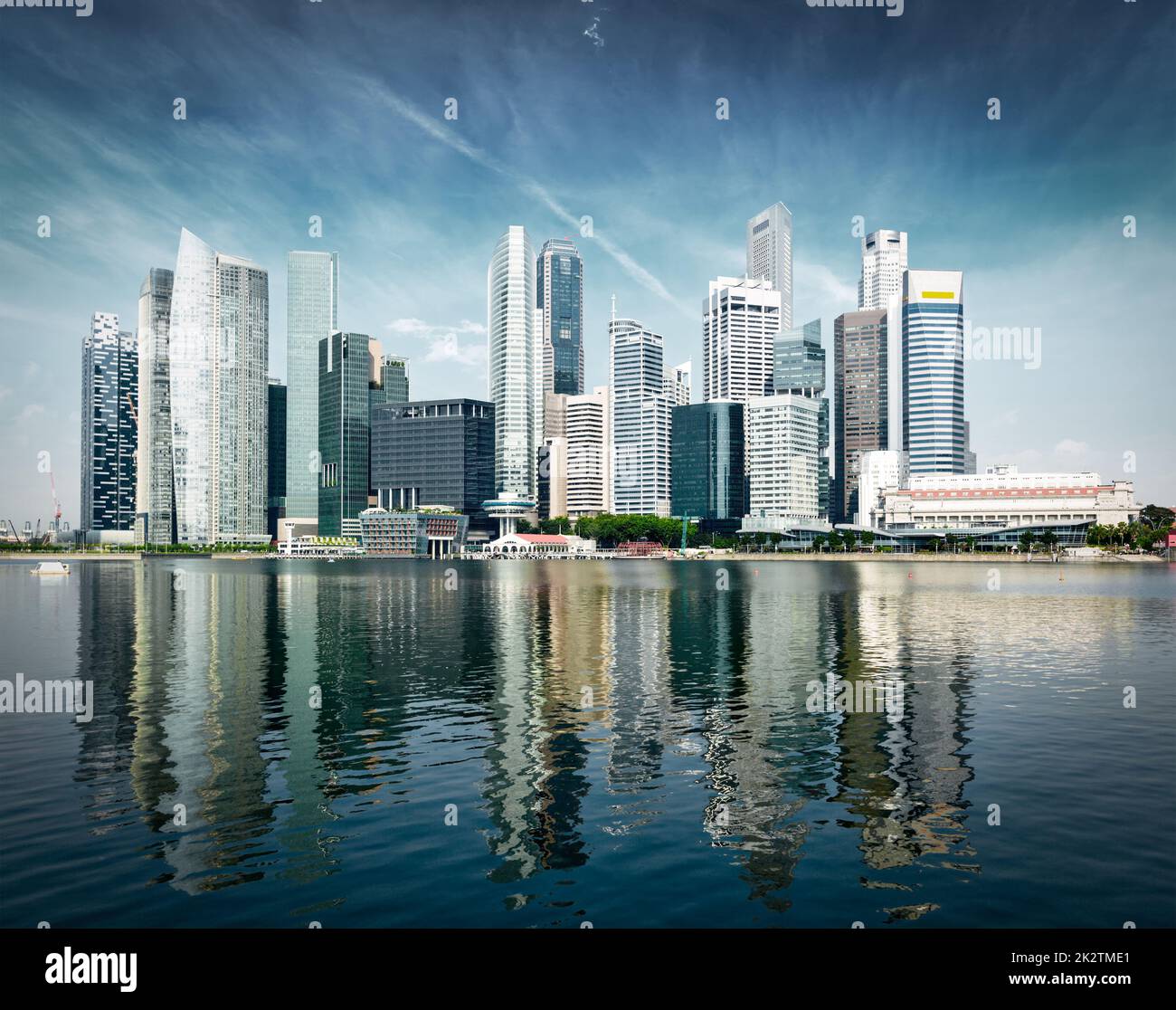 Modern city skyline Stock Photo - Alamy