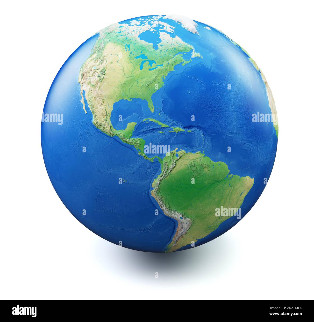 Earth isolated on white background Stock Photo - Alamy