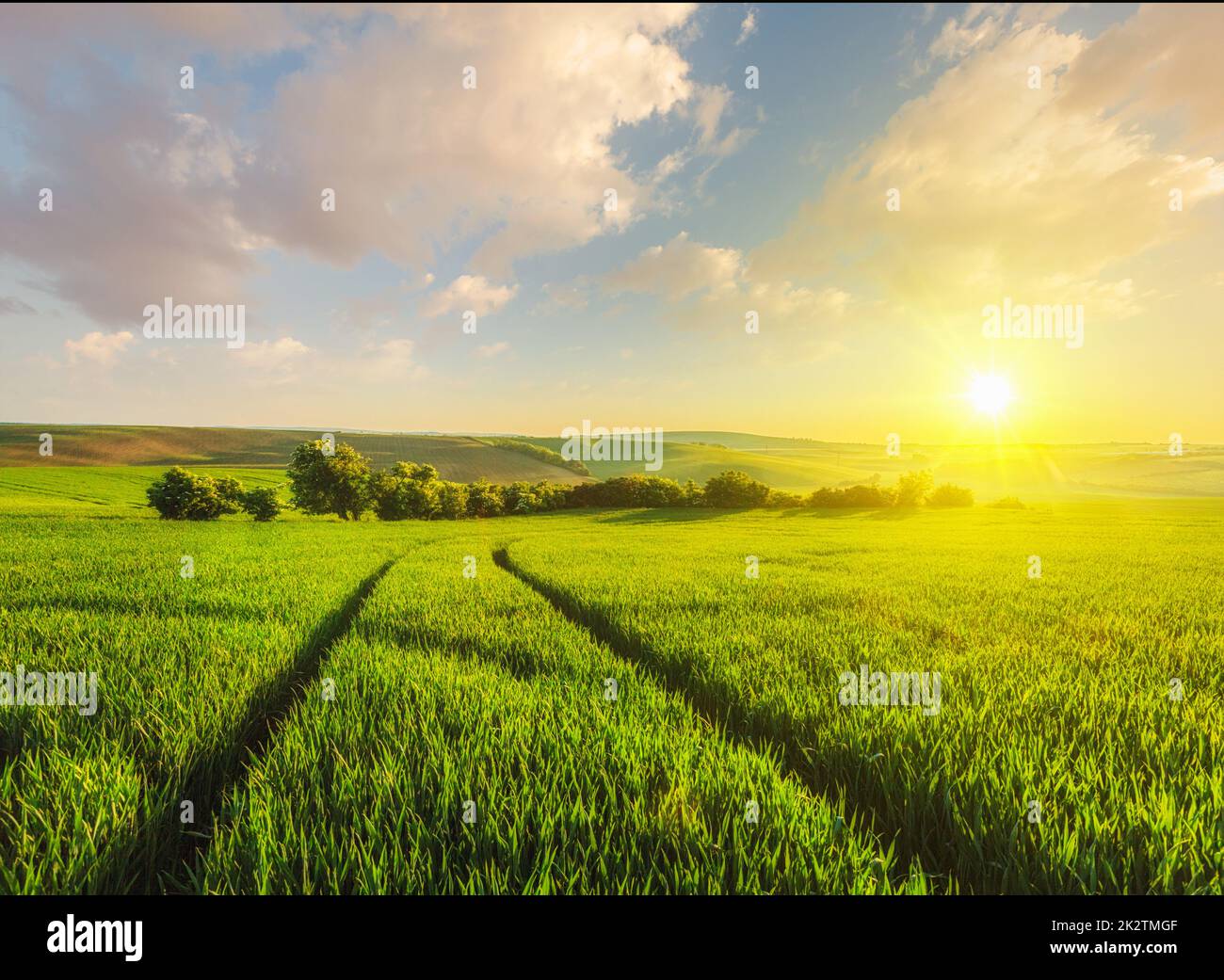 Ploughed field sunset hi-res stock photography and images - Alamy