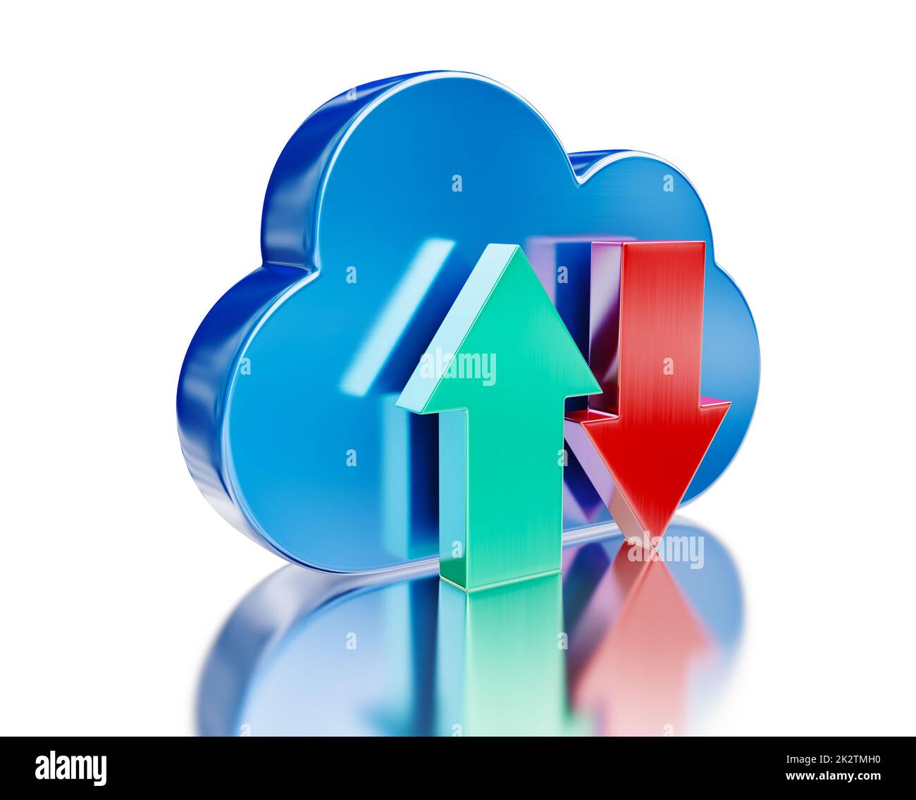3d database downloading symbol arrow hi-res stock photography and ...