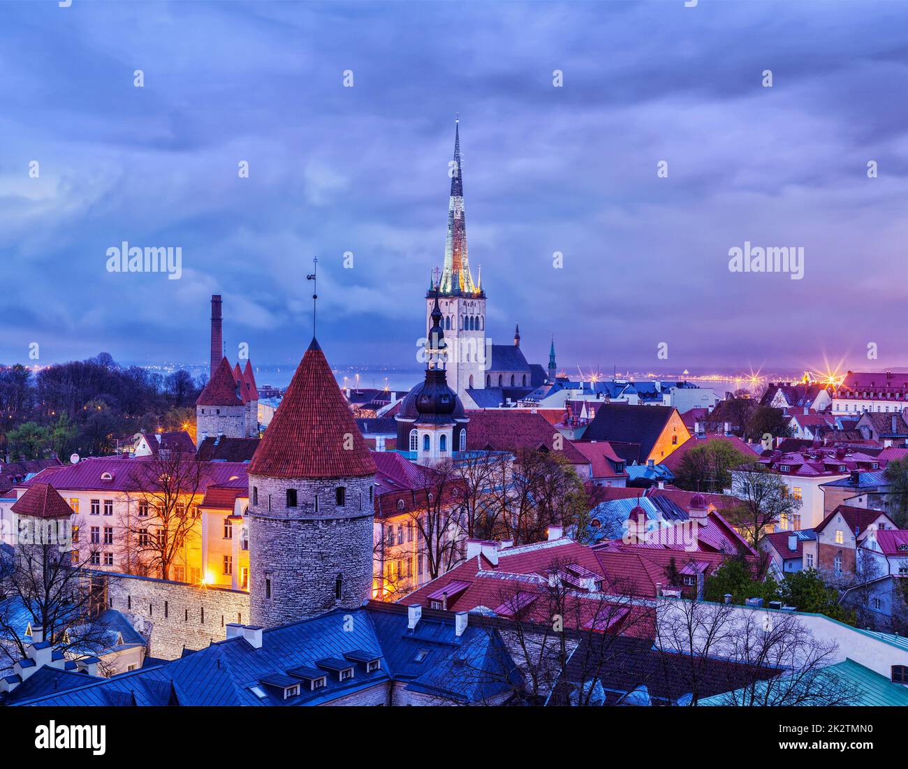 Tallinn Medieval Old Town, Estonia Stock Photo - Alamy