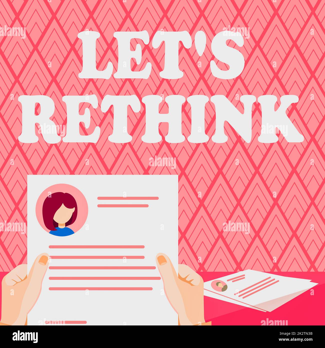 Sign displaying Let S Rethink. Concept meaning an Afterthought To ... Sign displaying Let S Rethink. Concept meaning an Afterthought To ...