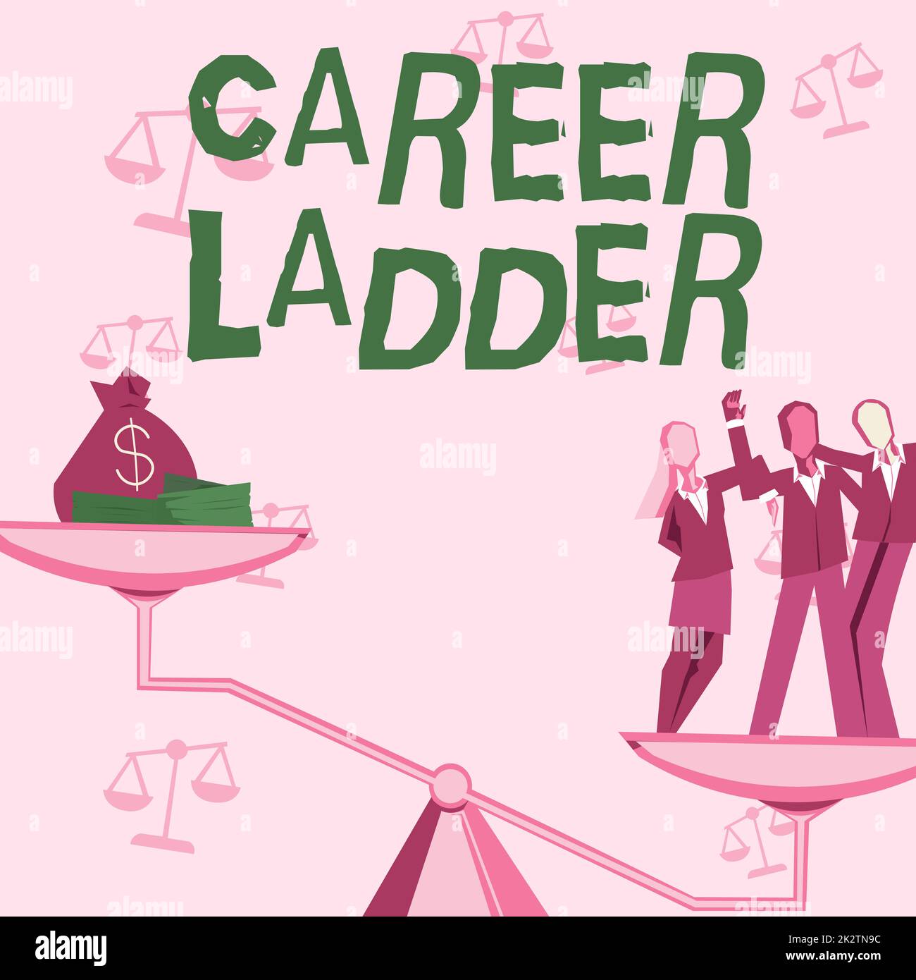 Text showing inspiration Career Ladder. Business idea Job Promotion ...