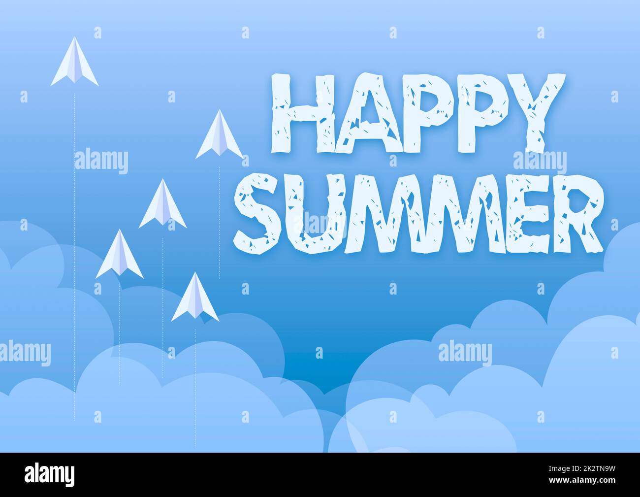 Hand writing sign Happy Summer. Word for Beaches Sunshine Relaxation ...