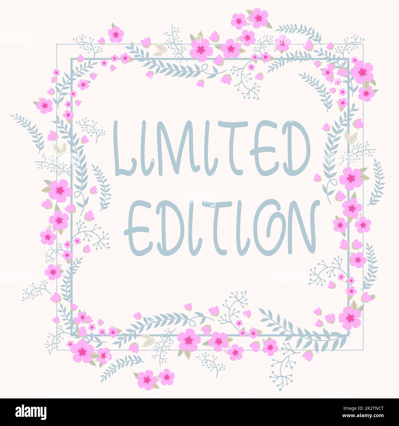 Conceptual caption Limited Edition. Business approach Work of something ...