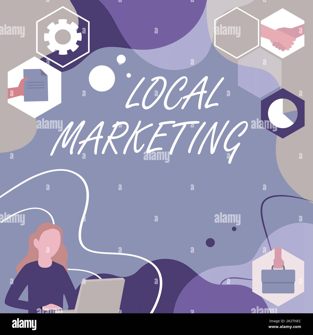 Writing displaying text Local Marketing. Concept meaning A local ...
