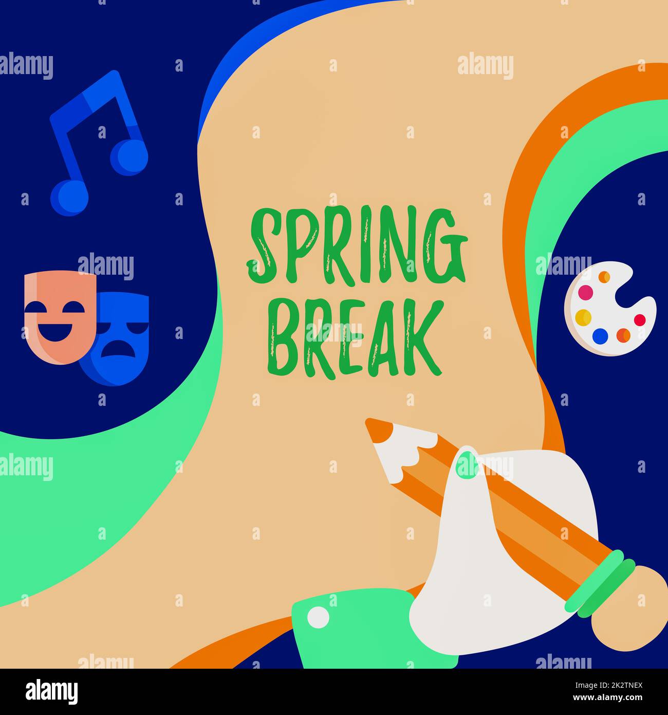 Spring Break School Logo