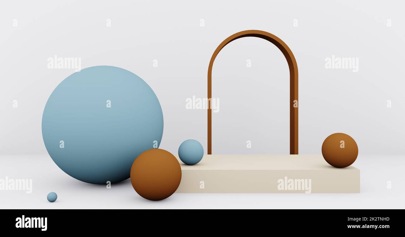 3d rendering background with abstract podium and wall scene background ...