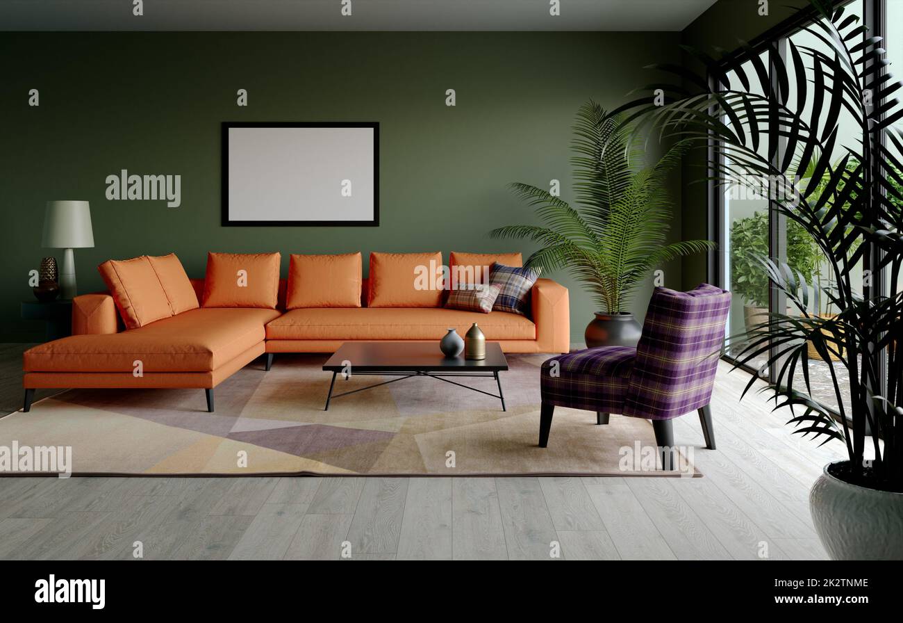 3d room design hi-res stock photography and images - Alamy