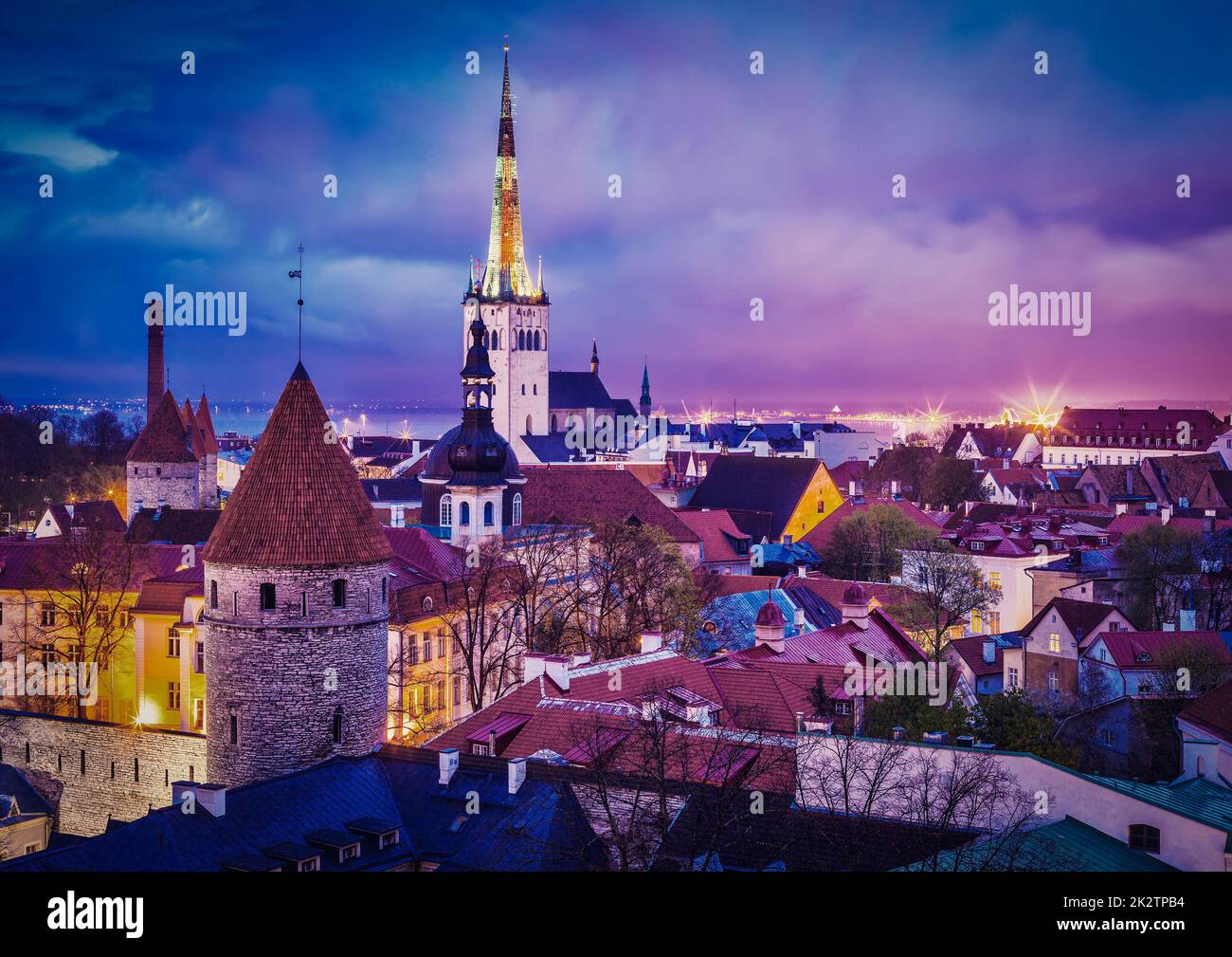 Tallinn Medieval Old Town, Estonia Stock Photo - Alamy