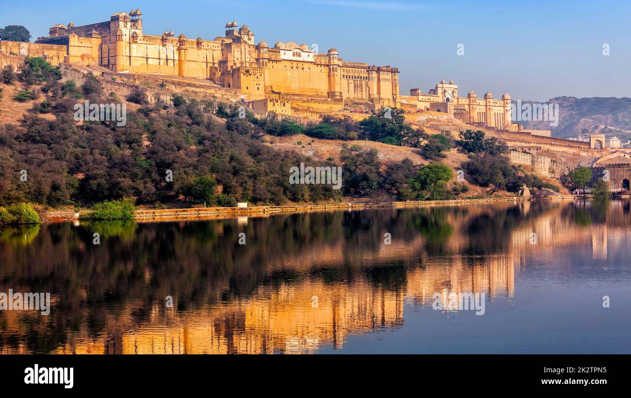 Amer aka Amber fort, Rajasthan, India Stock Photo - Alamy