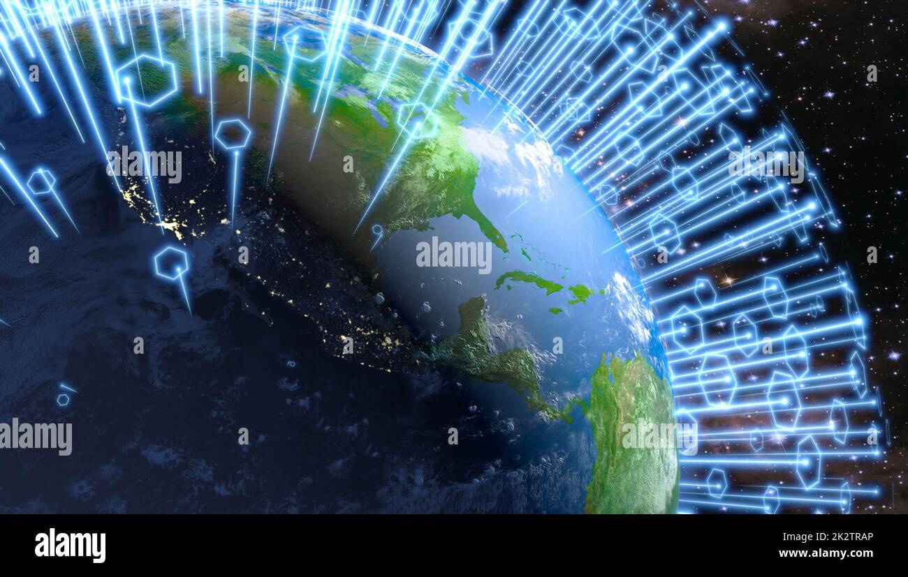 Telecommunication map hi-res stock photography and images - Alamy