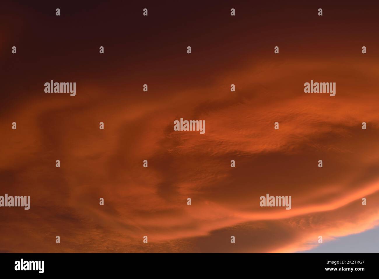 Sky light after sunset. orange background. Sunset Stock Photo - Alamy