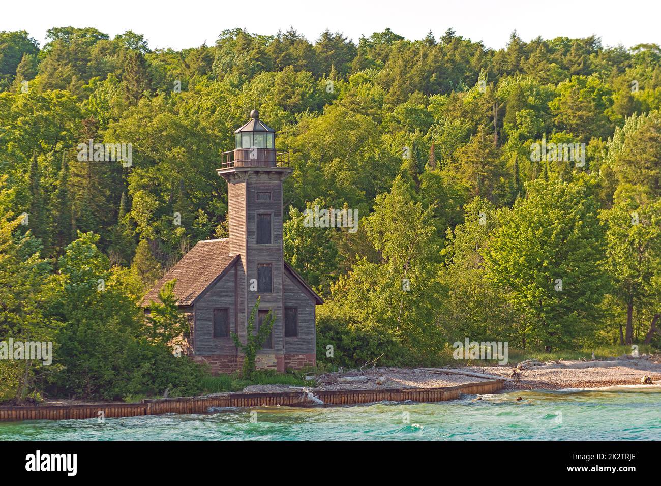 Old Lighthouse Hiding in the Forest Stock Photo - Alamy