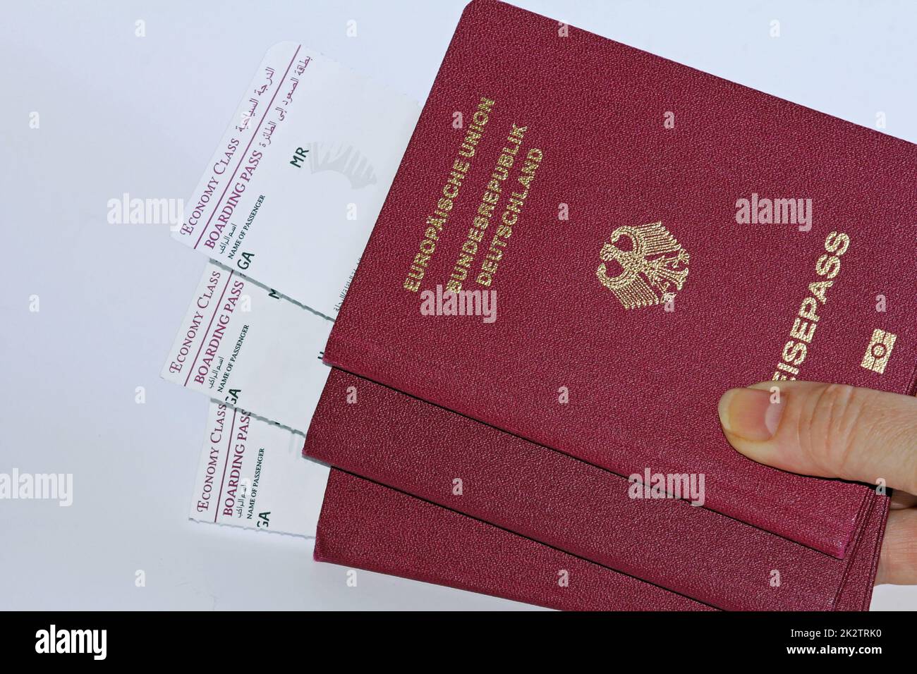 Passports air tickets in hi-res stock photography and images - Alamy