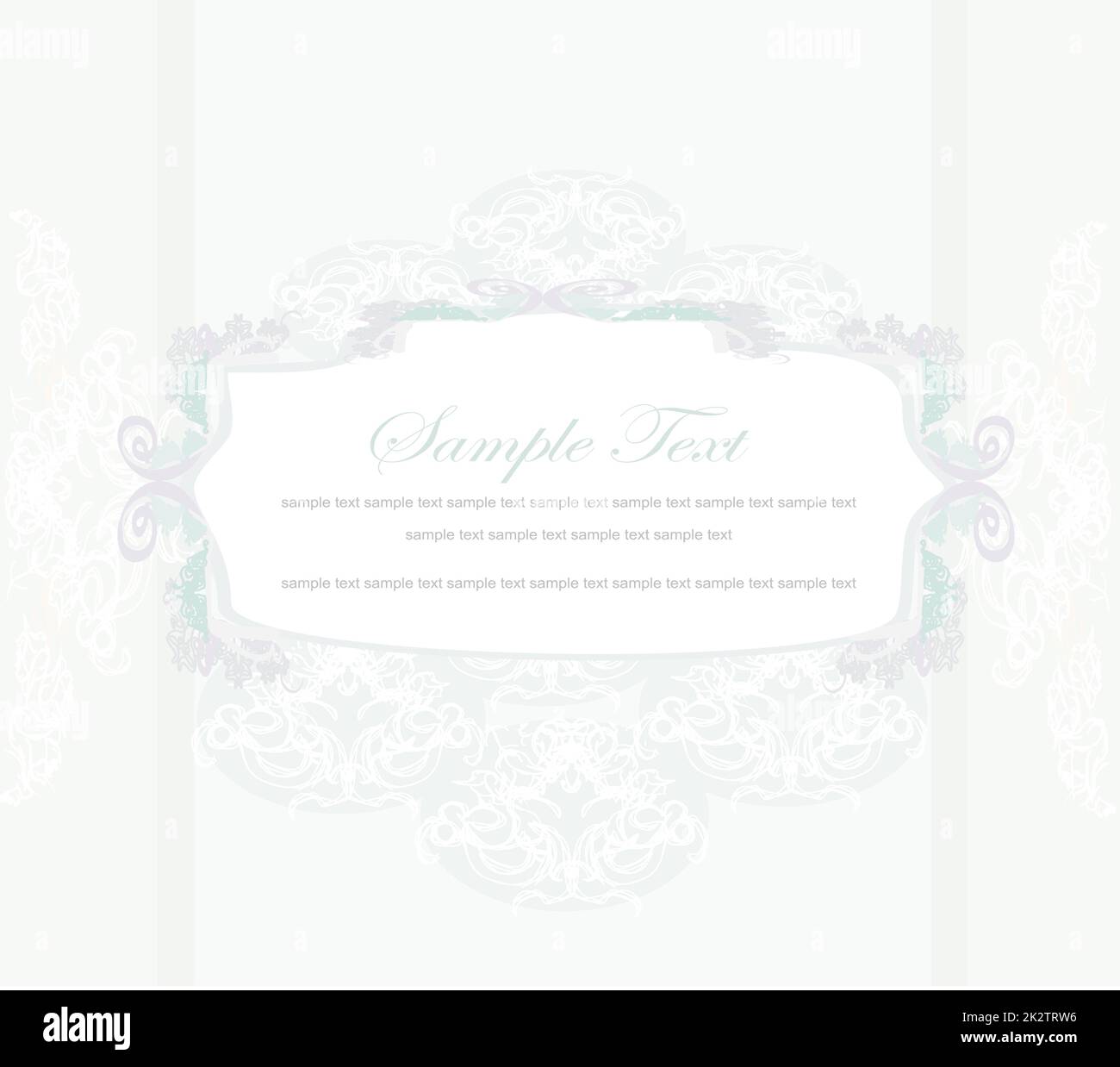 elegant vintage frame invitation Stock Photo - Alamy