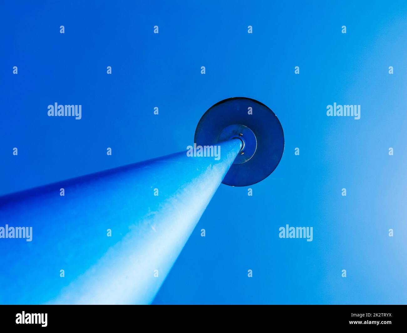 Blue lantern against blue sky Stock Photo - Alamy