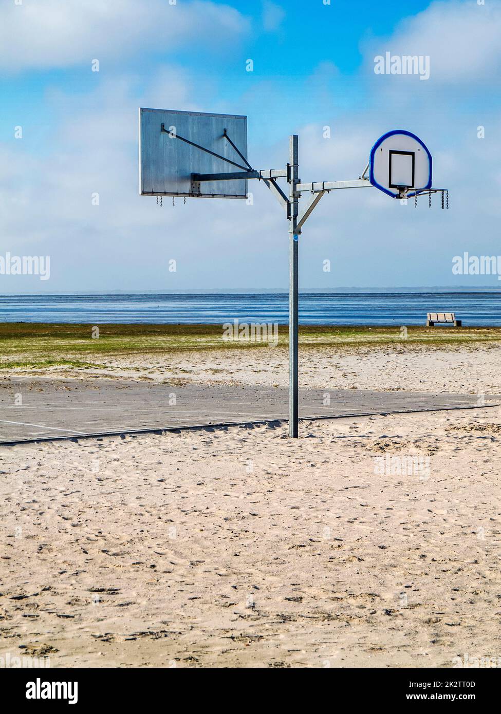 Basketball Hoop On The Beach at Grace Reinhold blog