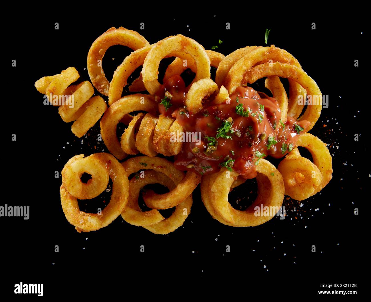 Curly fries hi-res stock photography and images - Alamy