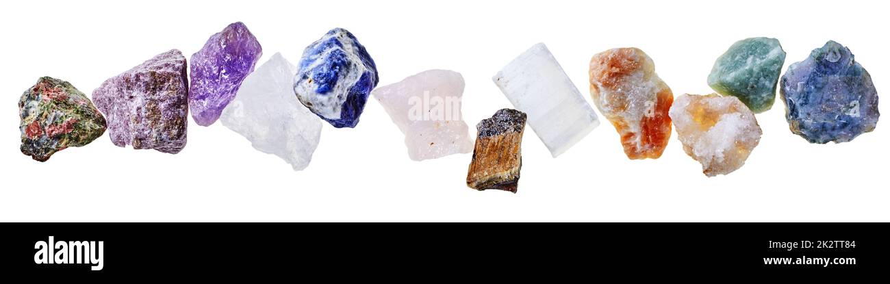 Set of assorted water stones Stock Photo - Alamy