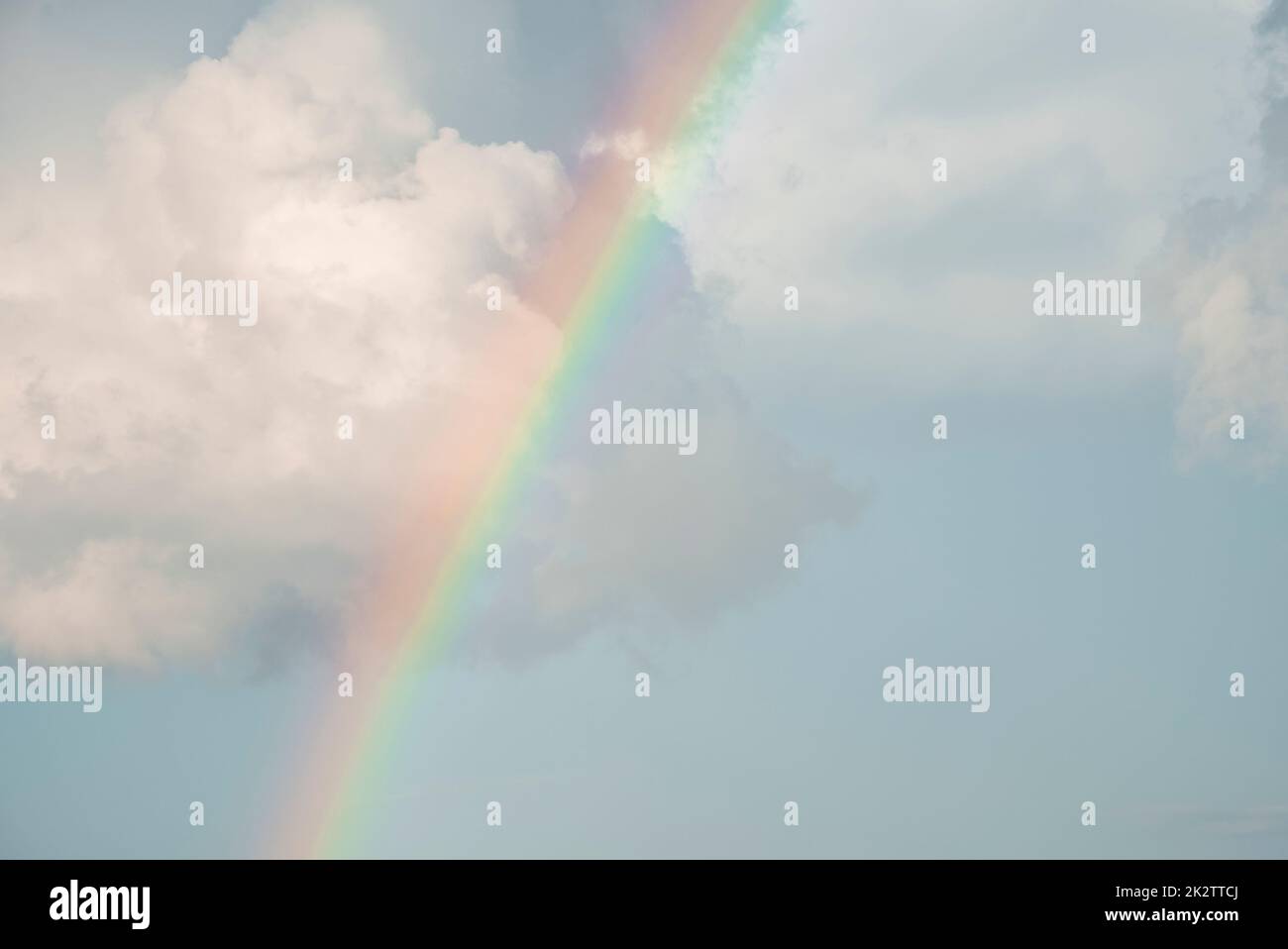 Beautiful rainbow in cloudy hi-res stock photography and images - Alamy