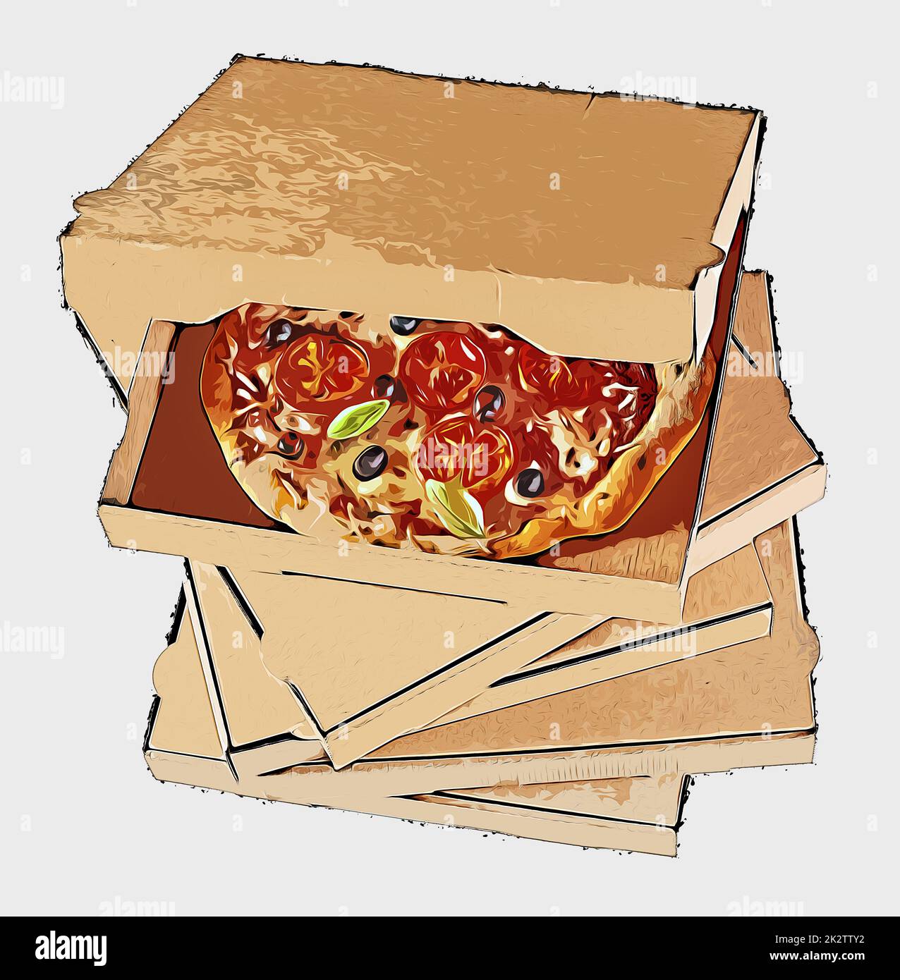 Pizza carton hi-res stock photography and images - Alamy