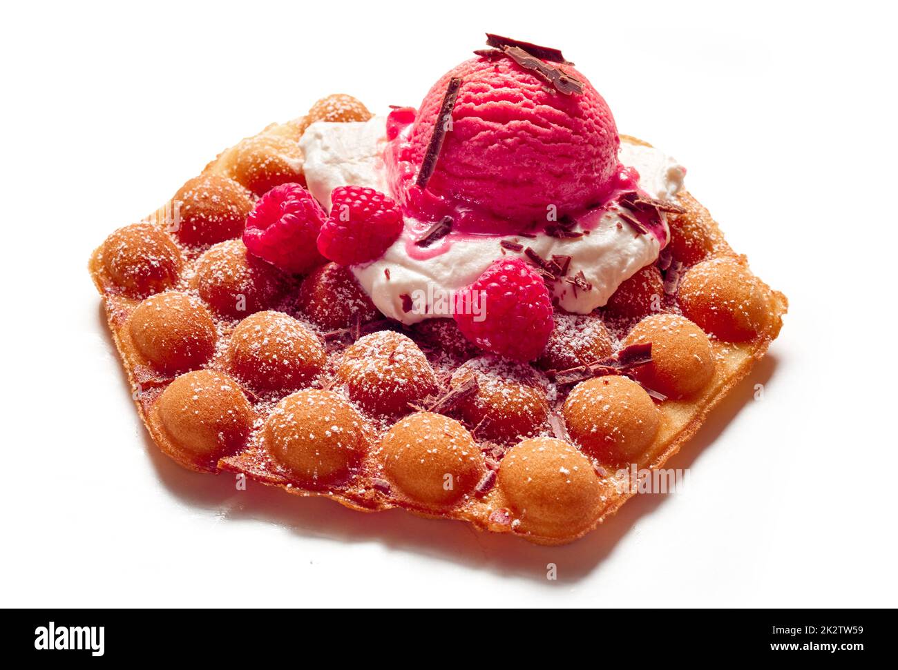 Ice cream waffle sprinkle chocolate Cut Out Stock Images & Pictures - Alamy