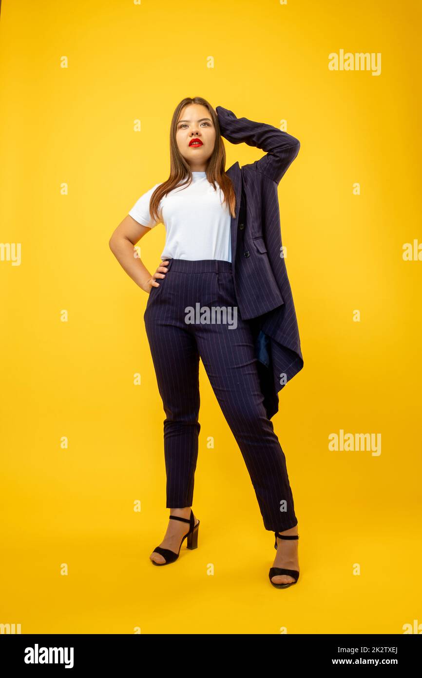 Business woman lifestyle. Fall fashion. Female individuality. Confident ...