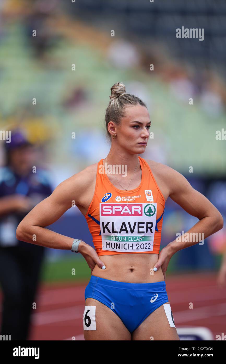 Lieke Klaver participating in the 400 meters of the European Athletics ...