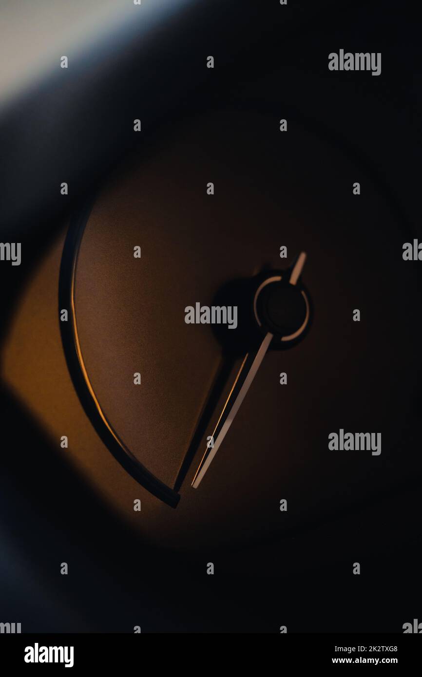 Modern car blank black speedometer Stock Photo - Alamy
