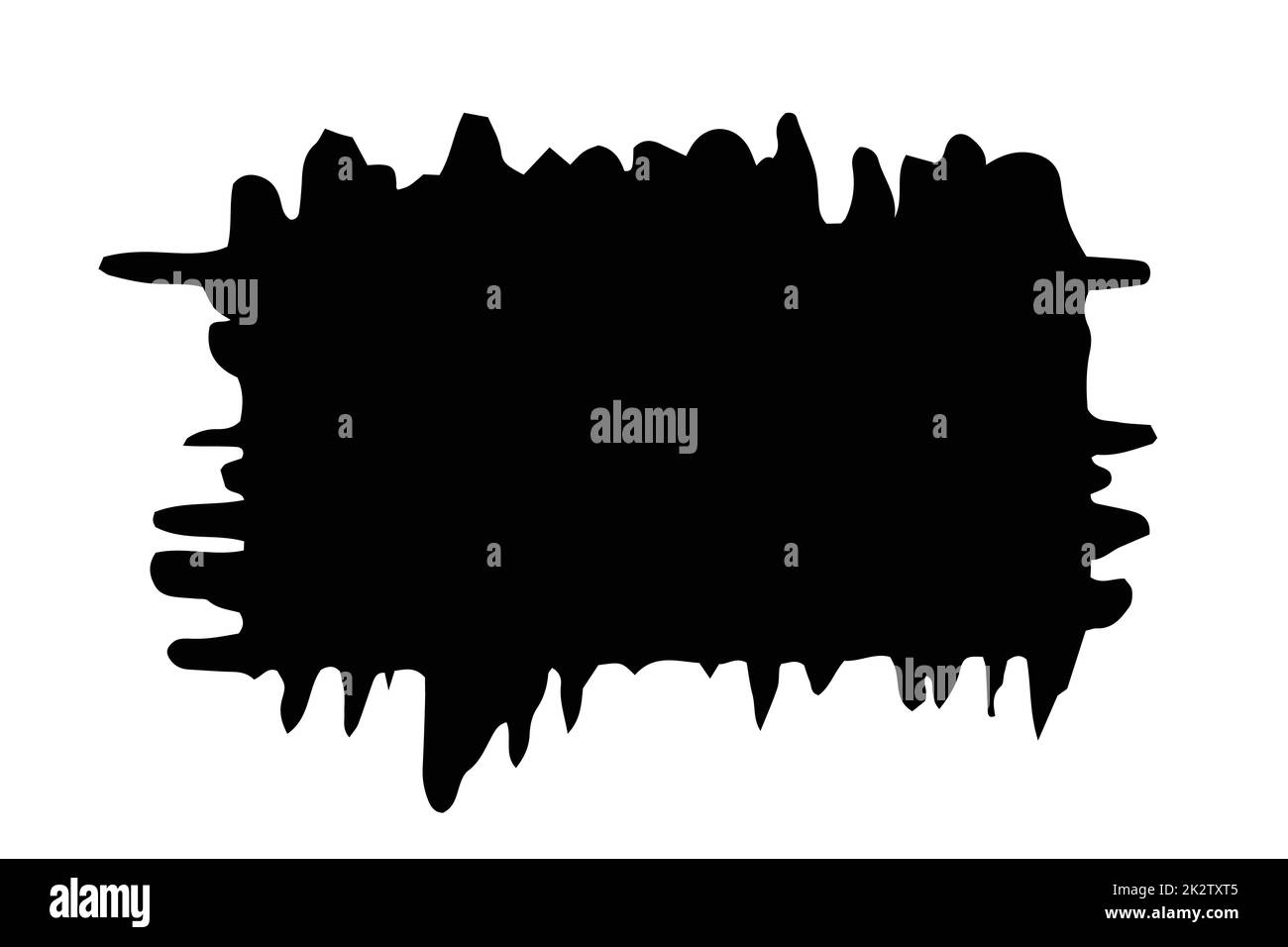 Ink brush stroke decorative Cut Out Stock Images & Pictures - Alamy
