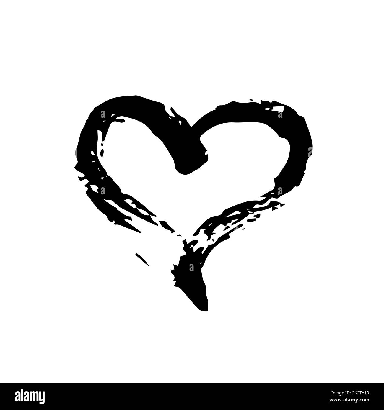 Grunge hand painted abstract Black and White Stock Photos & Images - Alamy