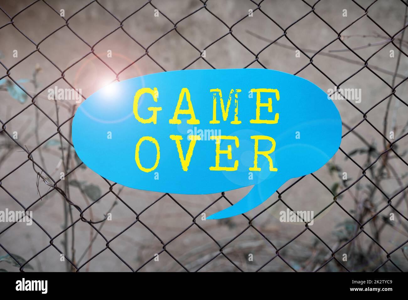Inspiration showing sign Game Over. Business showcase A situation in a ...