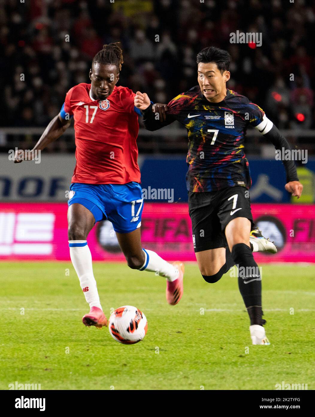Goyang, South Korea. 23rd Sep, 2022. South Korean player Son Heung-min ...