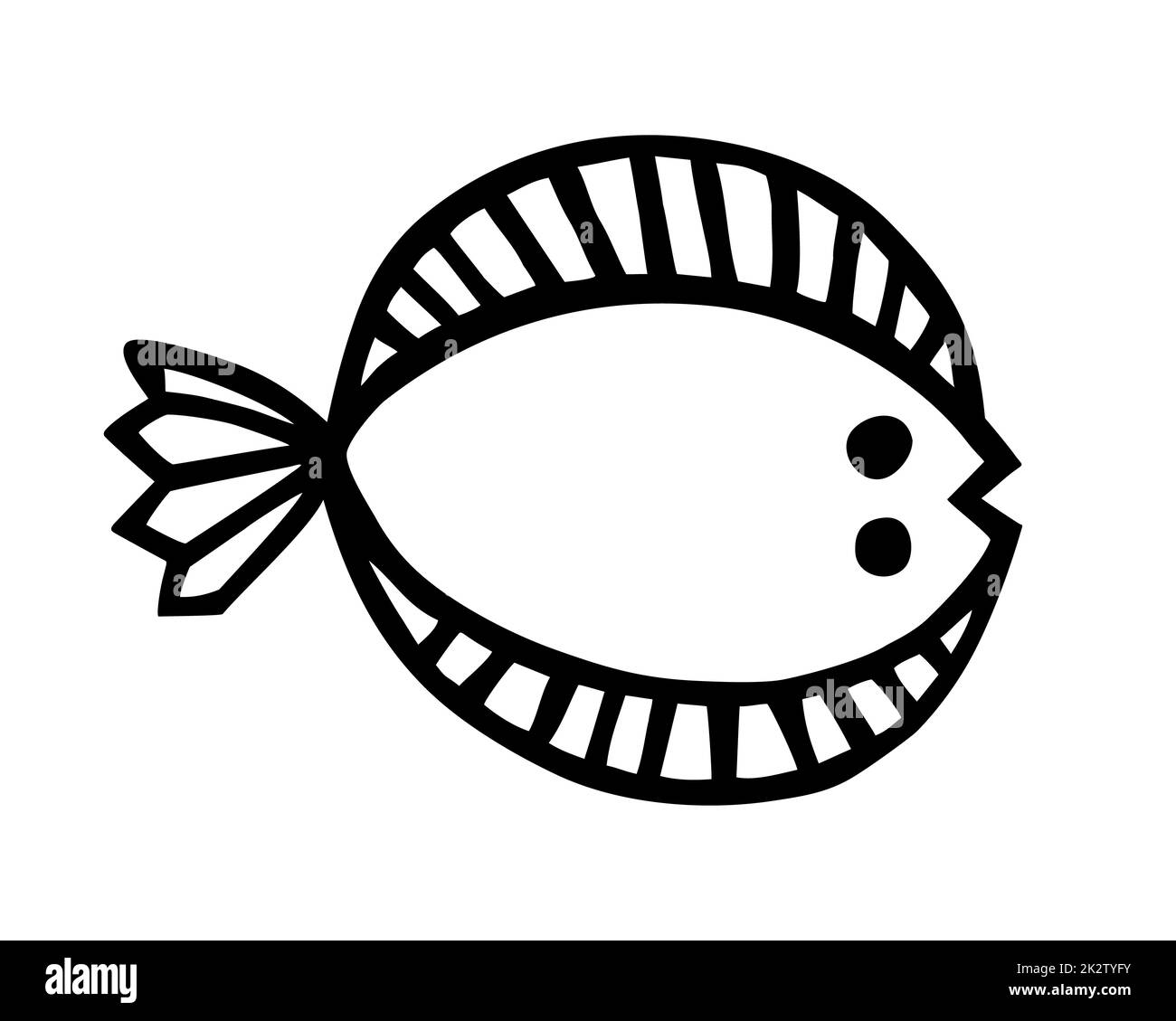 Cartoon fish head hi-res stock photography and images - Alamy