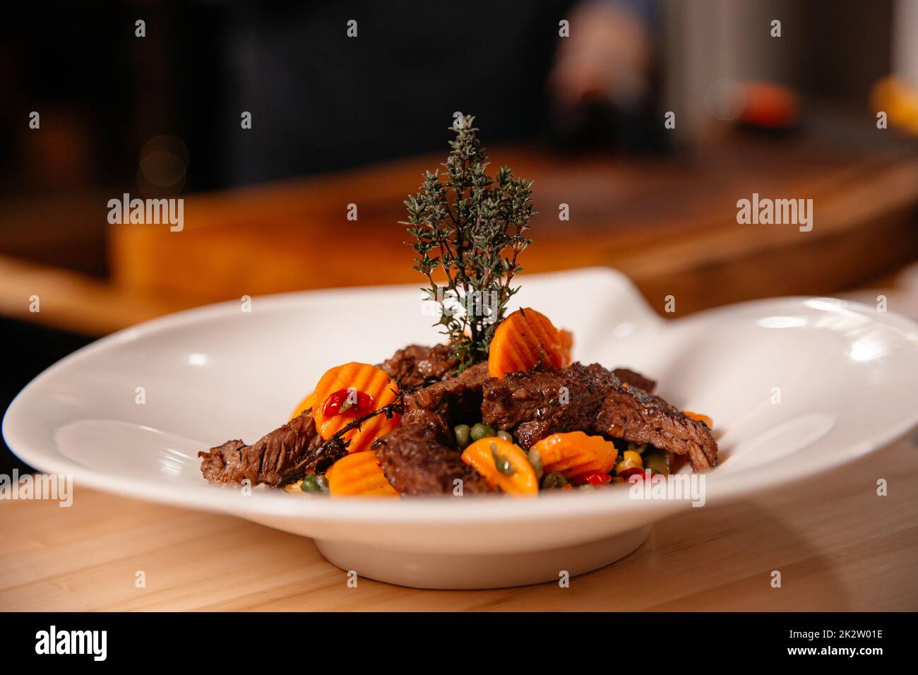 Gourmet Food Plate Presentation