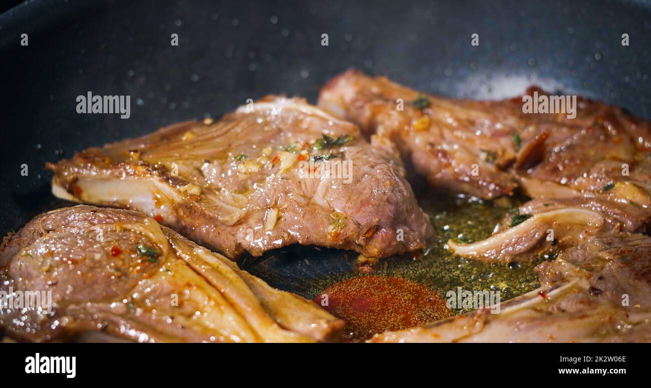 Meat dish preparation hi-res stock photography and images - Alamy