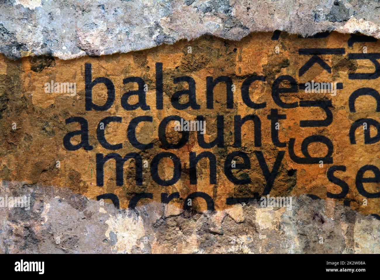 Ballance account money Stock Photo - Alamy